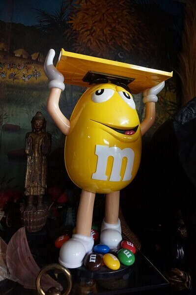 Vintage M&M store display advertising object, Mr Peanut, from the 80s ...